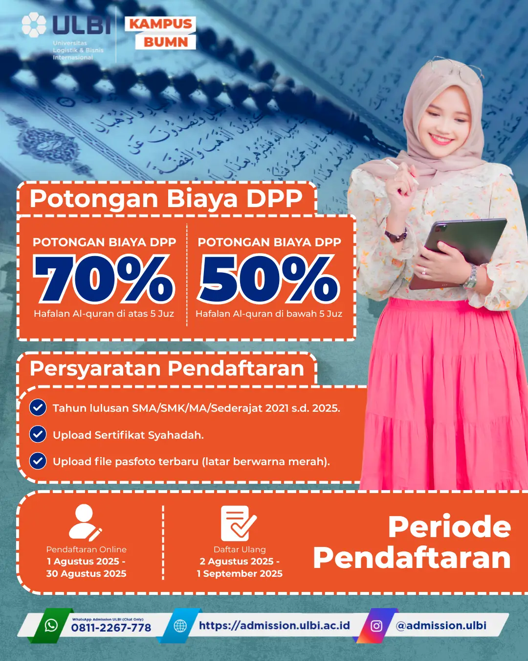 Jalur Hafiz Alquran - Admission ULBI